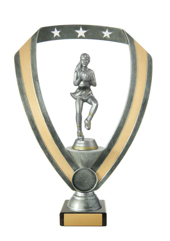 Netball Fig. on Base - Recognition Plus